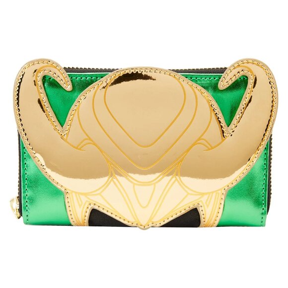Loungefly | Bags | Loungefly Marvel Shine Loki Zip Around Wallet | Poshmark
